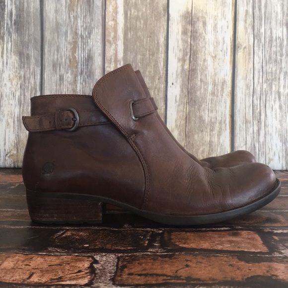 Born | Shoes | Born Brown Leather Booties | Poshmark